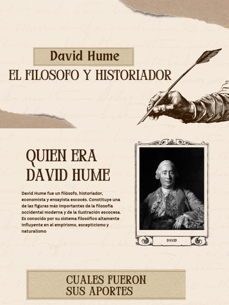 Filosofía y Aportes de David Hume | PDF | David Hume | Empirismo