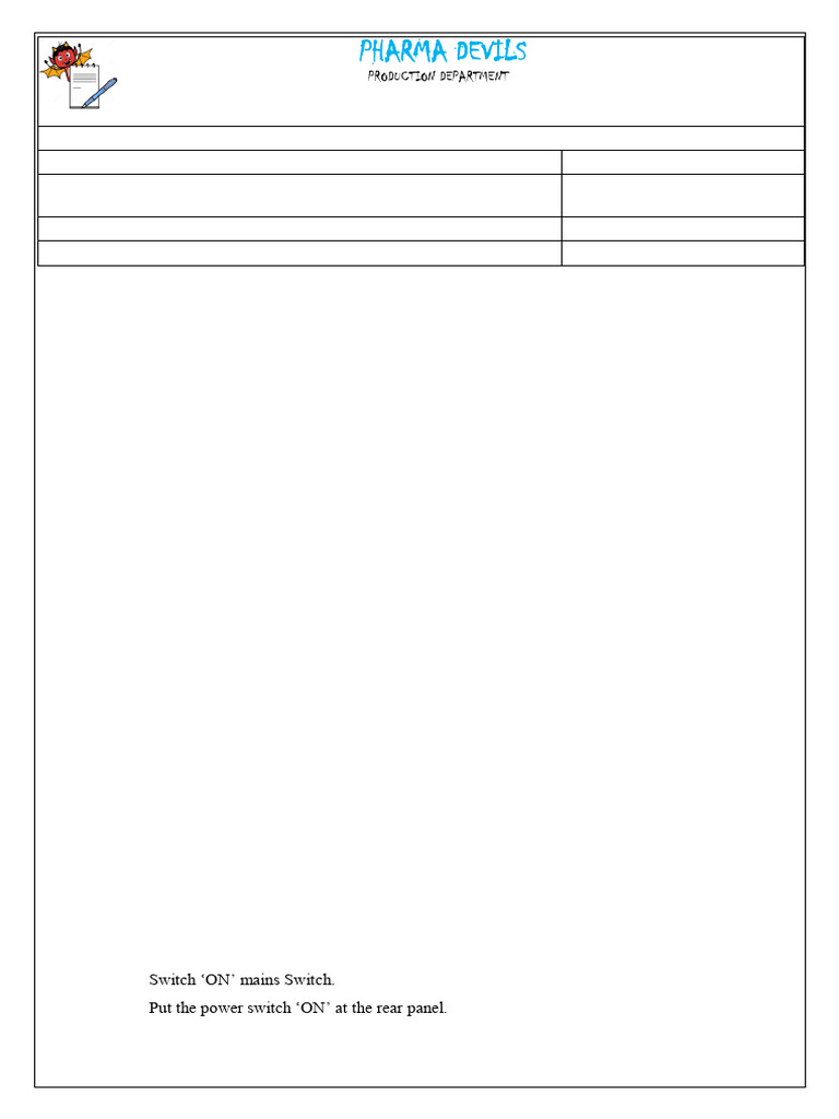 SOP For Cleaning Operation and Calibration of Disintegration Test ...