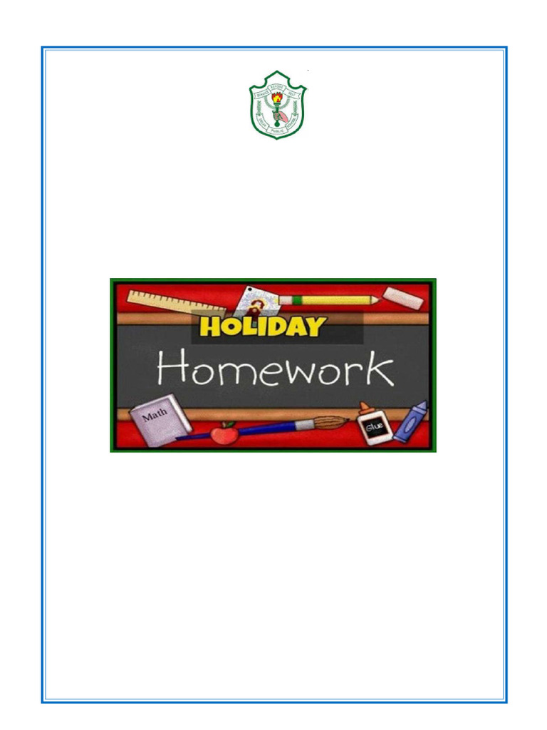 Holiday Homework Class - X (2024-25) | PDF | Sustainability | Taxes
