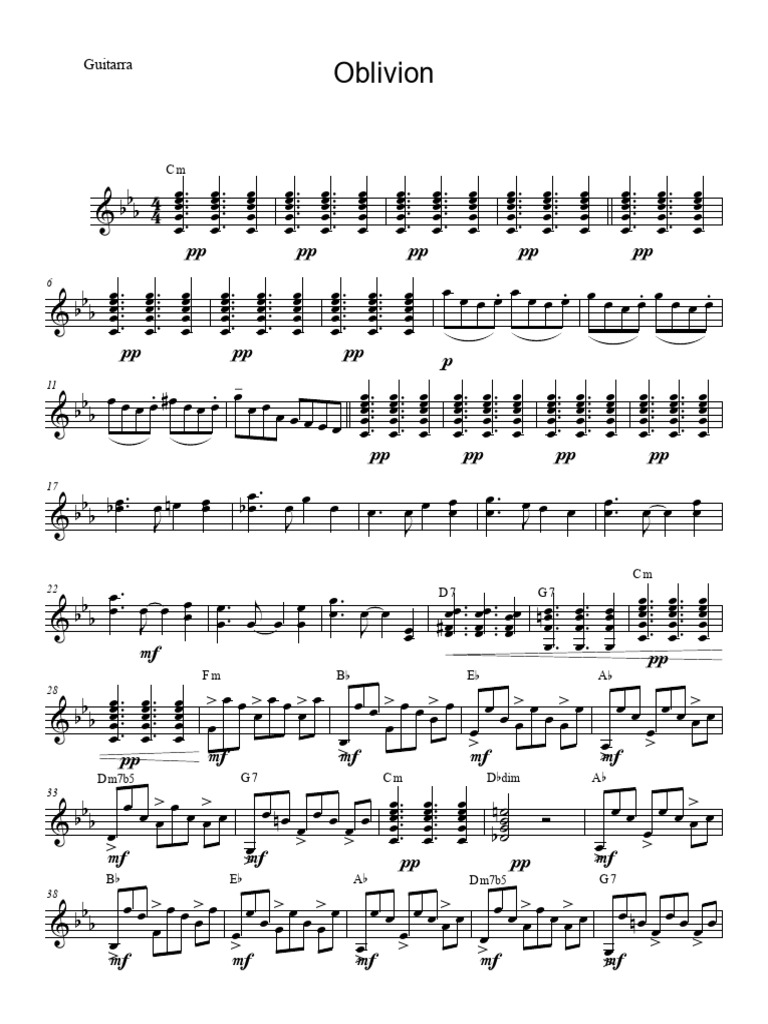Oblivion Rio Guitarra | PDF