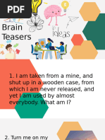 Fun Friday - 20 Riddles | PDF