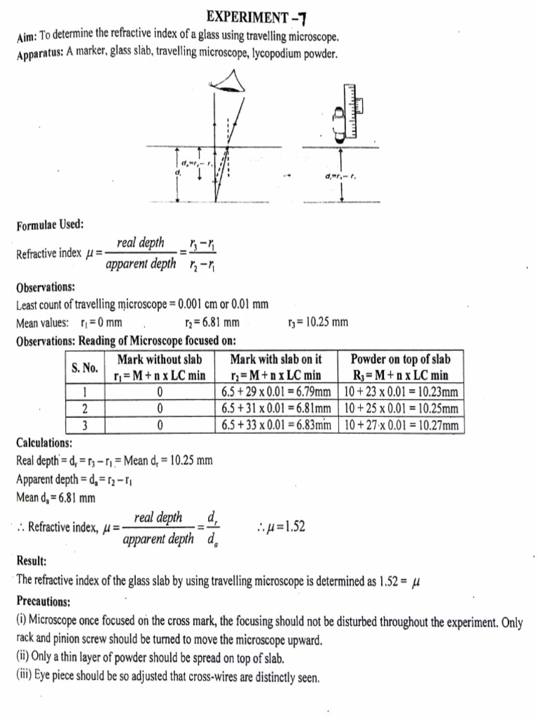 Expt no 7 | PDF | Materials Science | Electromagnetic Radiation