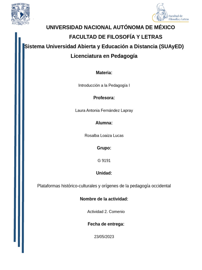 LoaizaR - U3 Act 2 | PDF | Enseñando