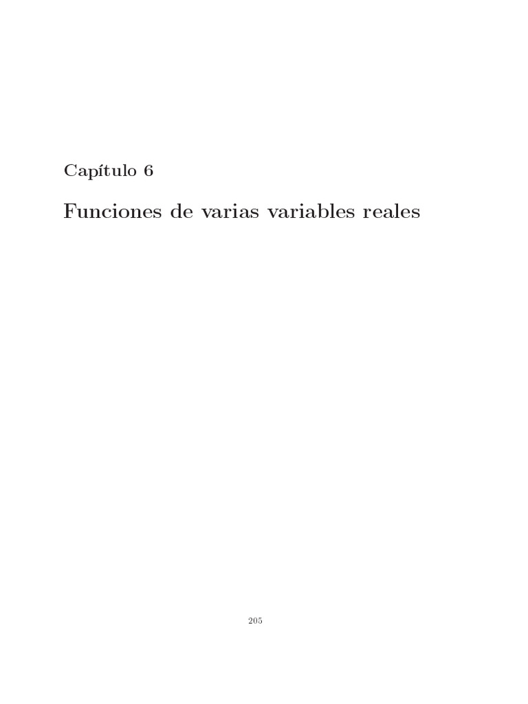Teoria de Funciones Reales de Varias Variables Reales | PDF | Variable (Matemáticas) | Análisis