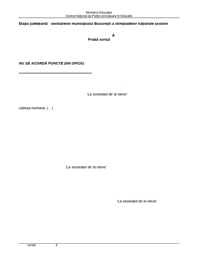 Spaniola 11 N Var | PDF | Estudios de idiomas extranjeros | Arte