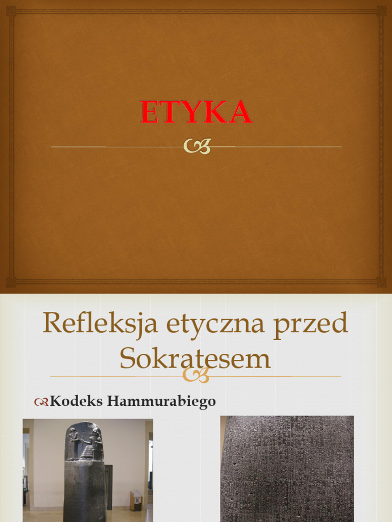 ETYKA Prezentacja | PDF
