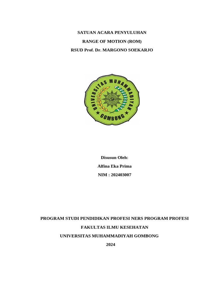 SAP Range of Motion (ROM) | PDF