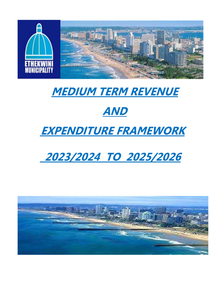 Medium Term Revenue and Expenditure Framework 2023-2024 To 2025-2026 | PDF
