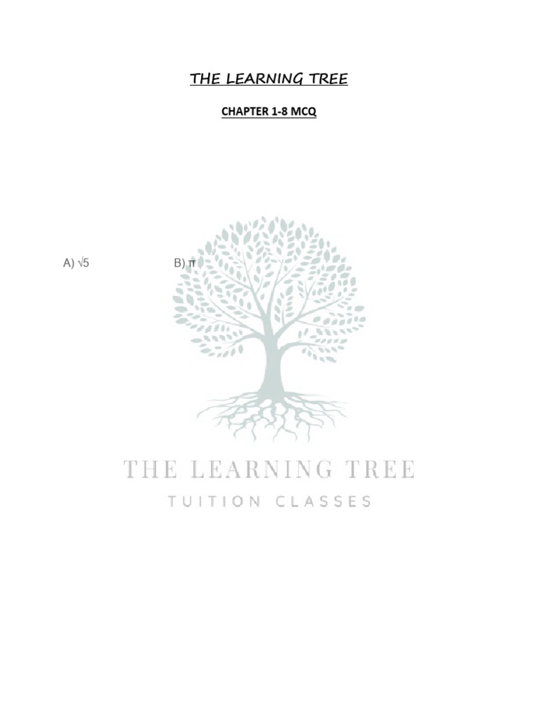 CHAPTER 1-8 MCQ - Watermark | PDF | Polynomial | Discrete Mathematics