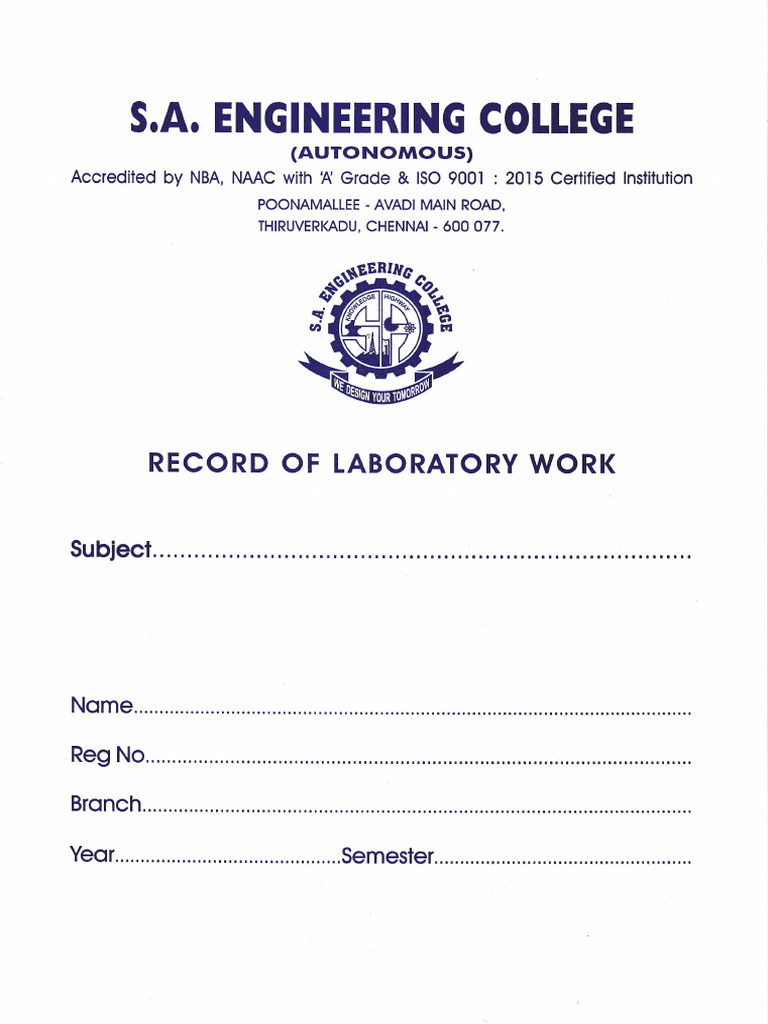 Front Sheet1 | PDF | Technology & Engineering