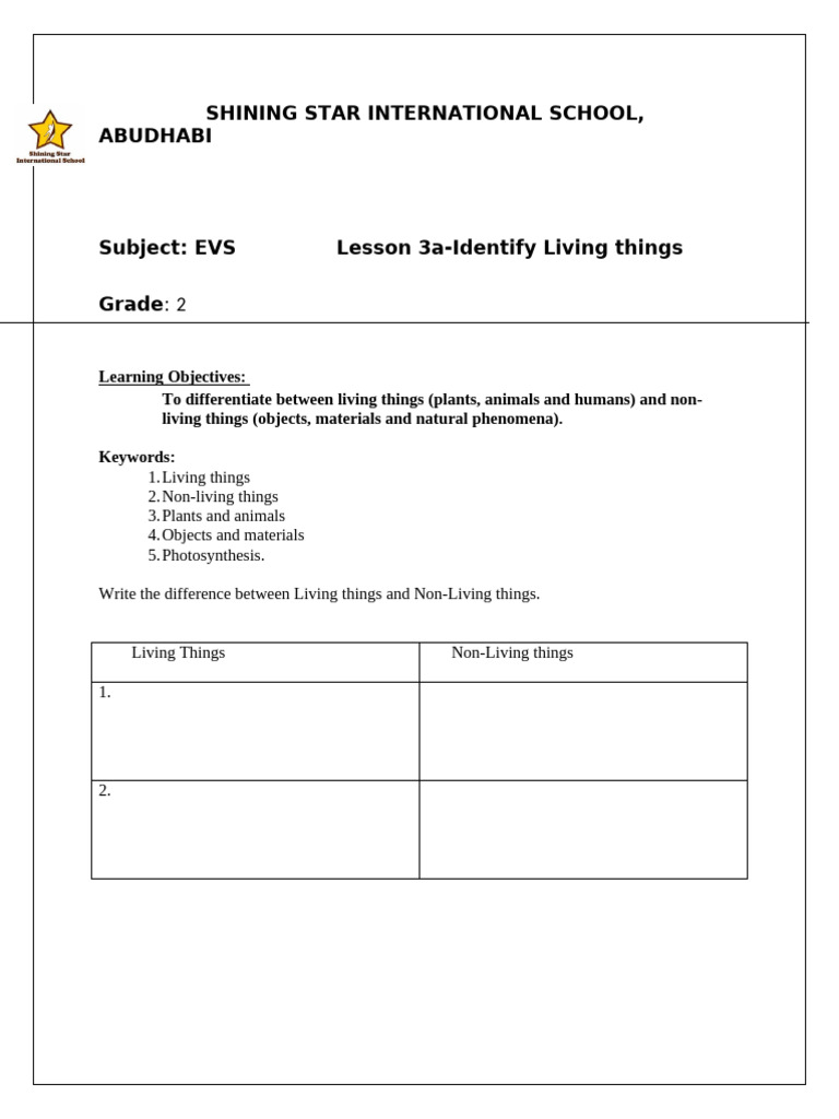 Unit 3 - Plants and Animals | PDF