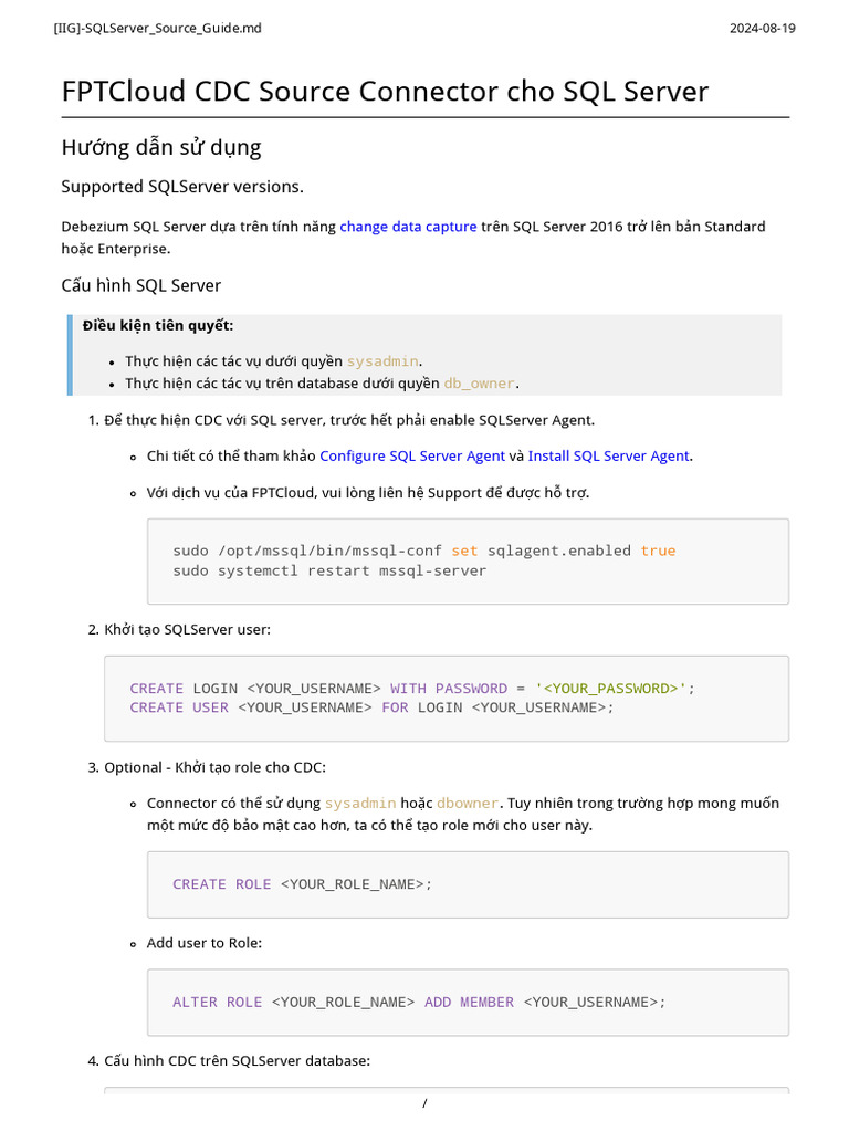IIG-SQLServer Source Guide | PDF