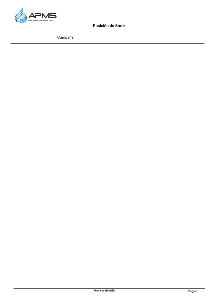 Stock Positon Report | PDF