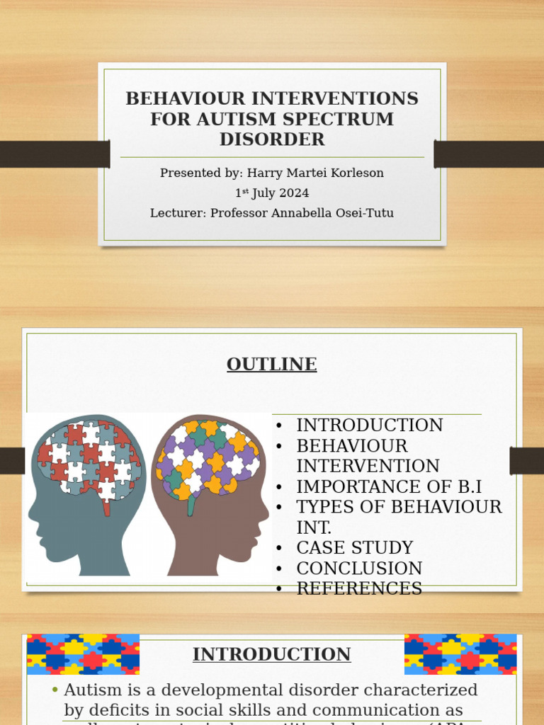Autism Behavior Interventions | PDF | Autism Spectrum | Behaviour Therapy
