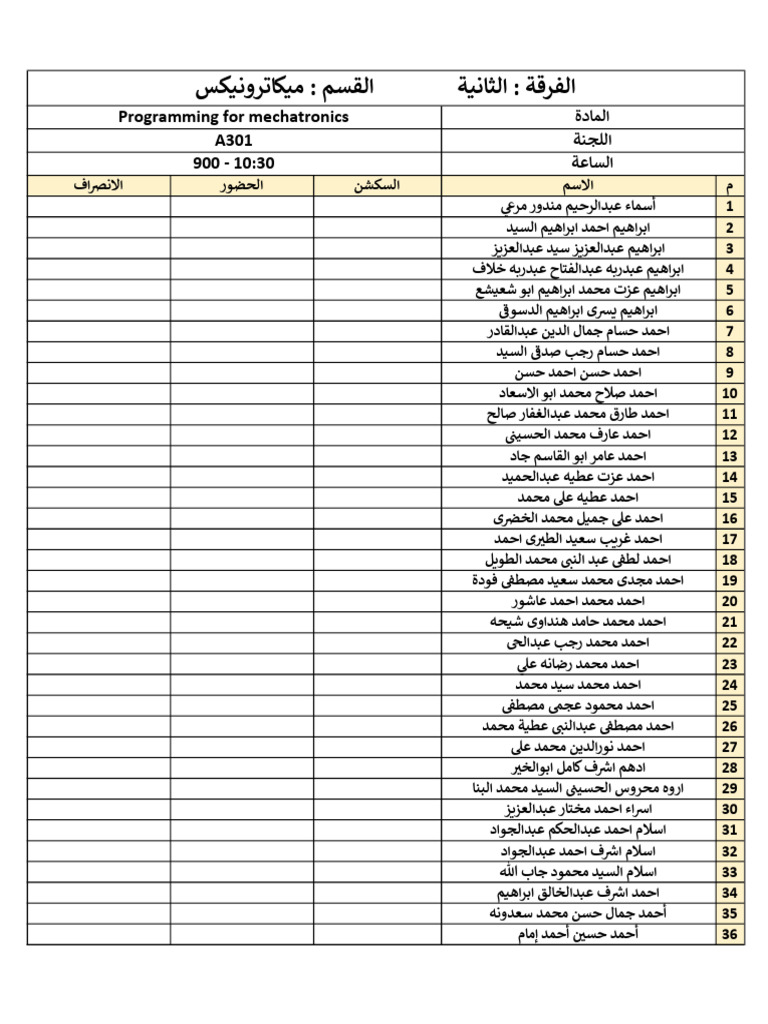 Assignment 1 programing قوائم اللجان | PDF
