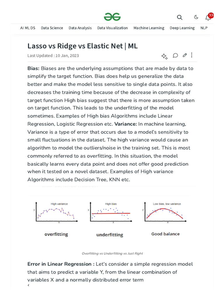 Lasso Vs Ridge Vs Elastic 1 | PDF | Errors And Residuals | Regression Analysis