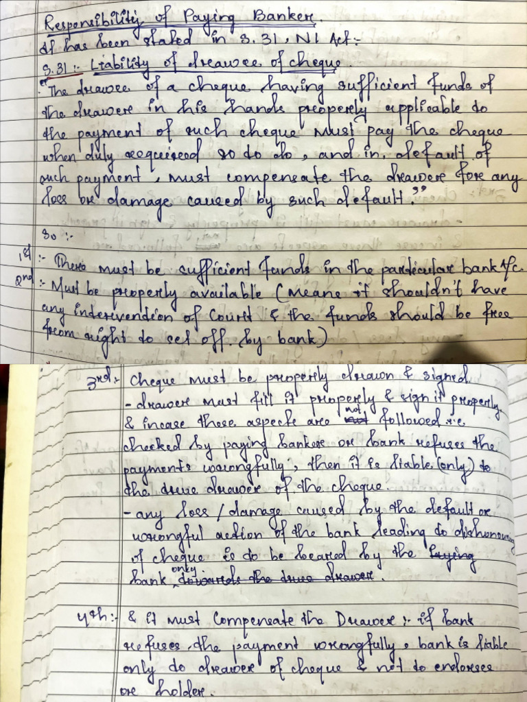 Paying Banker Notes | PDF