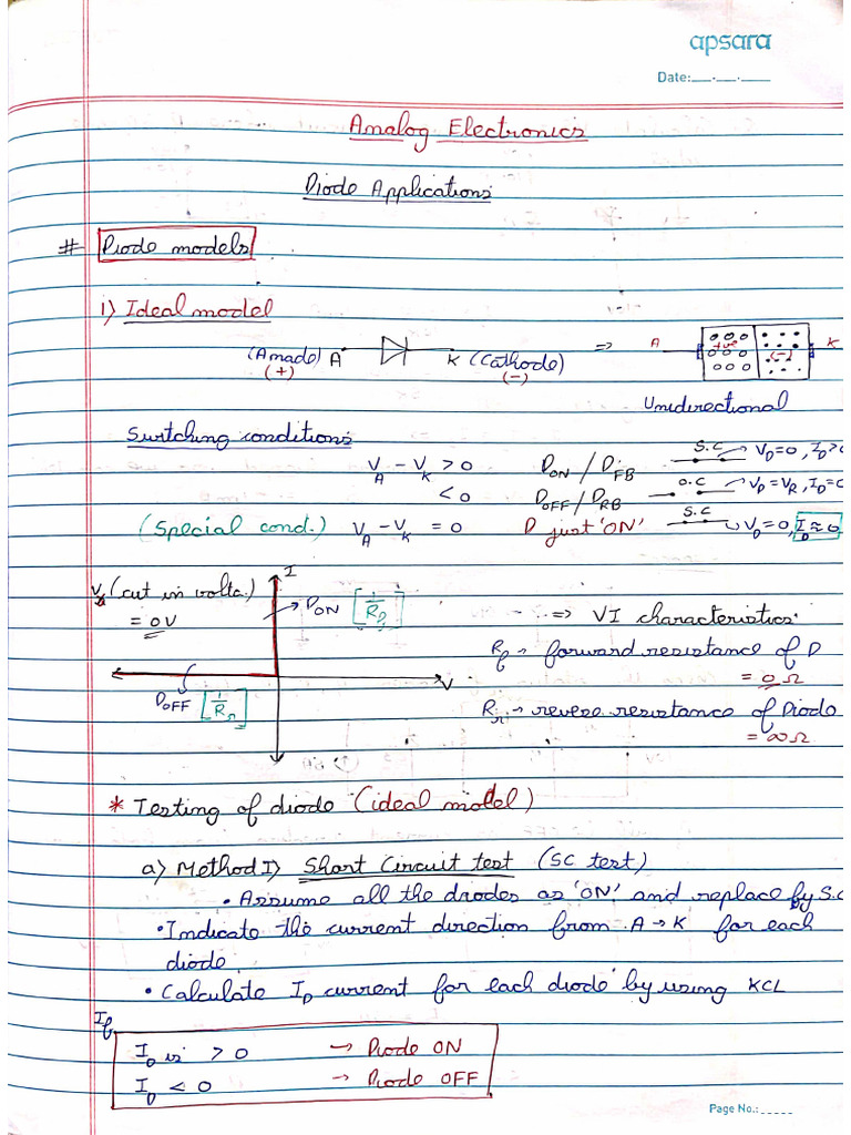 Diode Applications | PDF