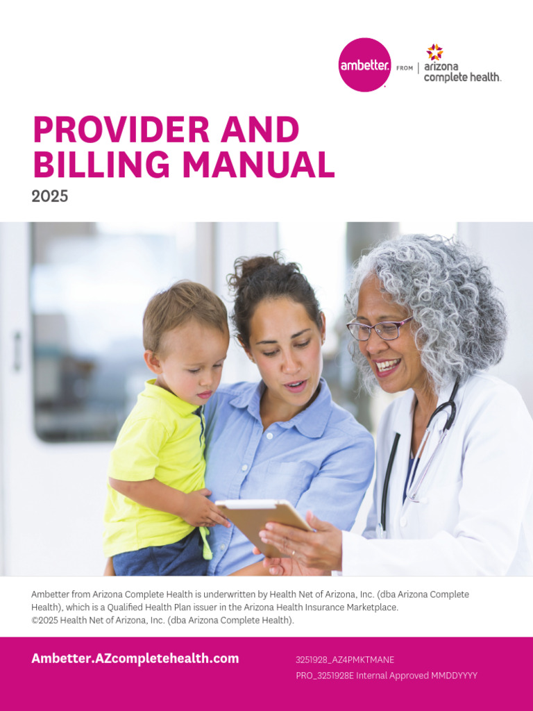 Ambetter Provider and Billing Manual 2025 | PDF | Childbirth | Health Policy