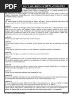 UN Human Rights Declaration Summary | PDF | Ethical Principles | Government