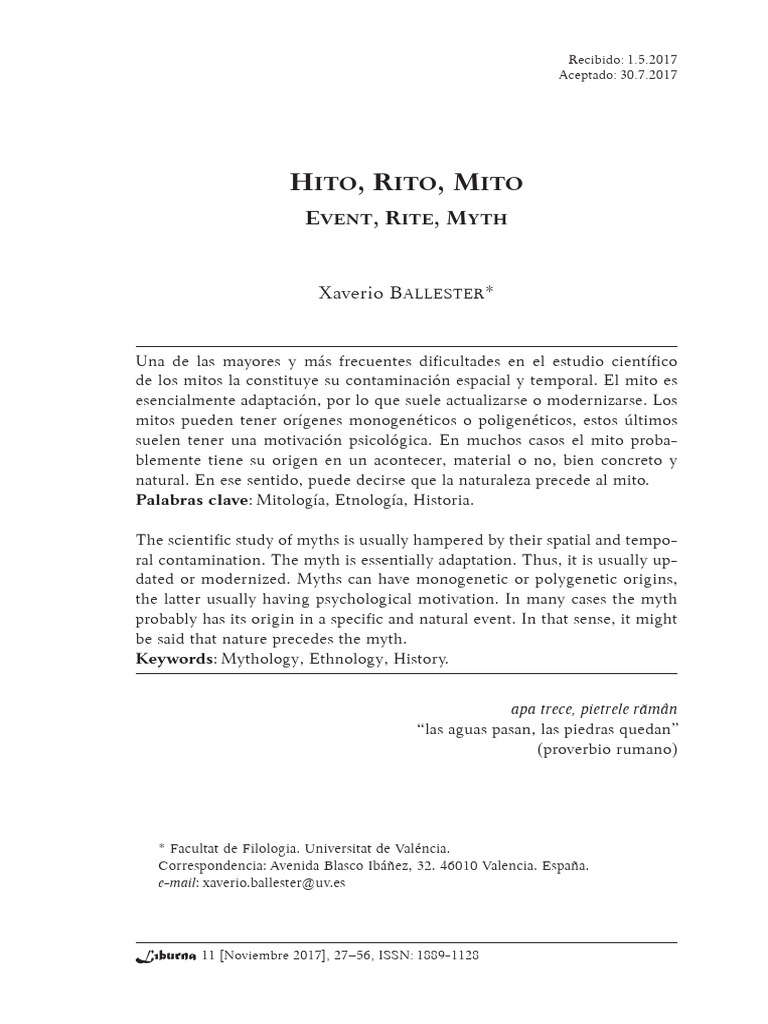 Estudio científico del mito y su adaptación | PDF | Ideologías