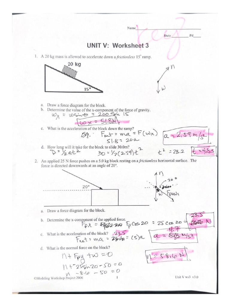 UNIT V Worksheet 3 | PDF