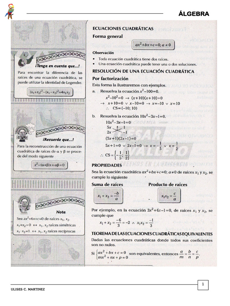 Ecuacion Cuadratica... | PDF