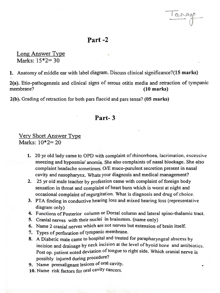 Sem 1 3rd Year Batch 2020 @tanay | PDF