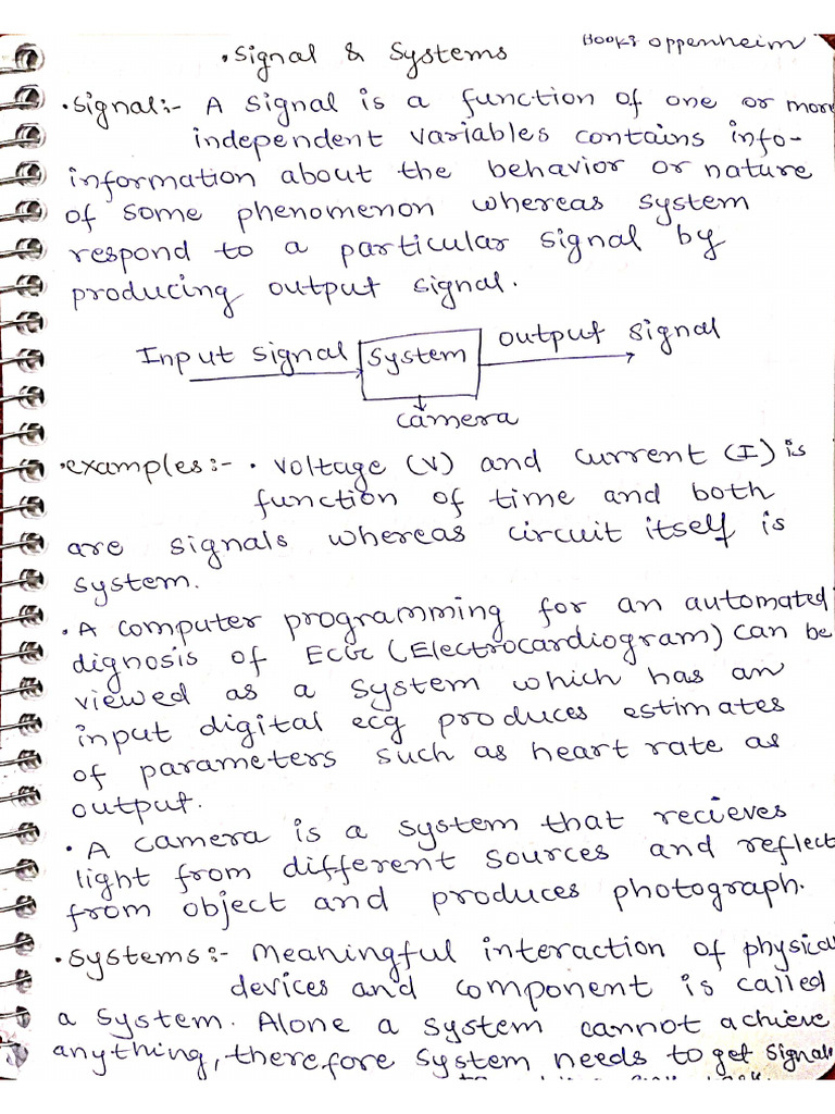 Signals and Systems | PDF