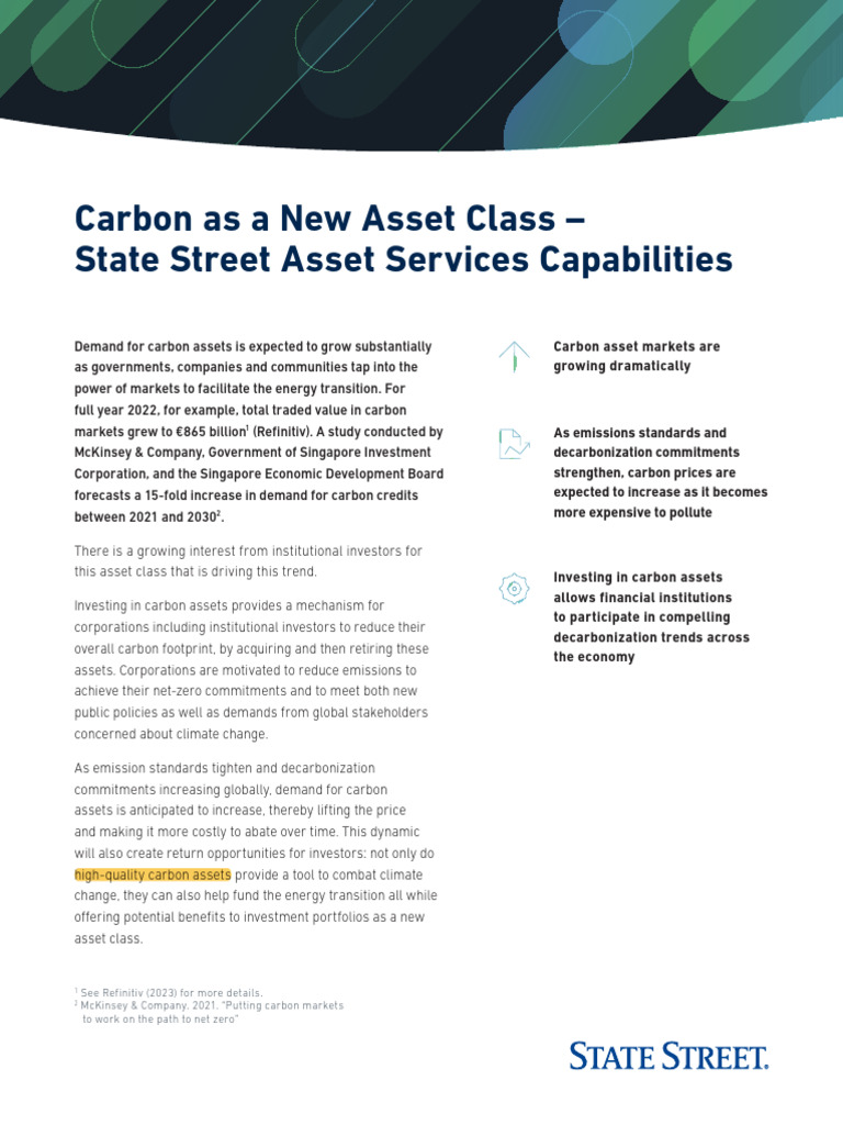 Growing Demand for Carbon Assets | PDF | Climate Change Mitigation ...