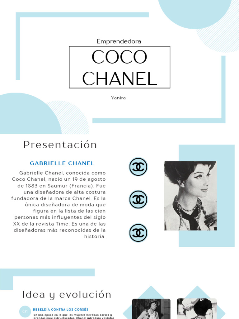 Presentacion Coco Chanel | PDF | Moda | Ropa