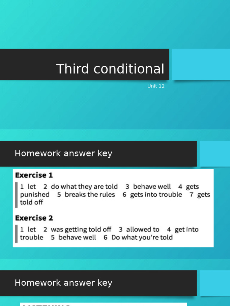 Third Conditional | PDF