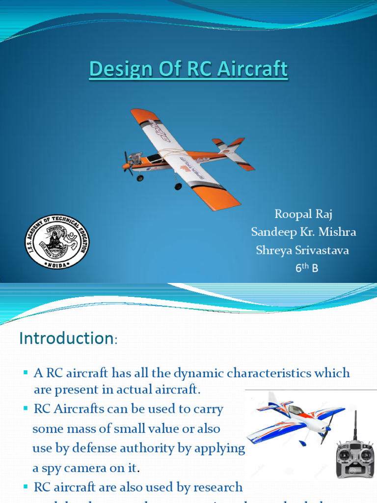 RC Plane Designing | PDF | Flight Control Surfaces | Airfoil