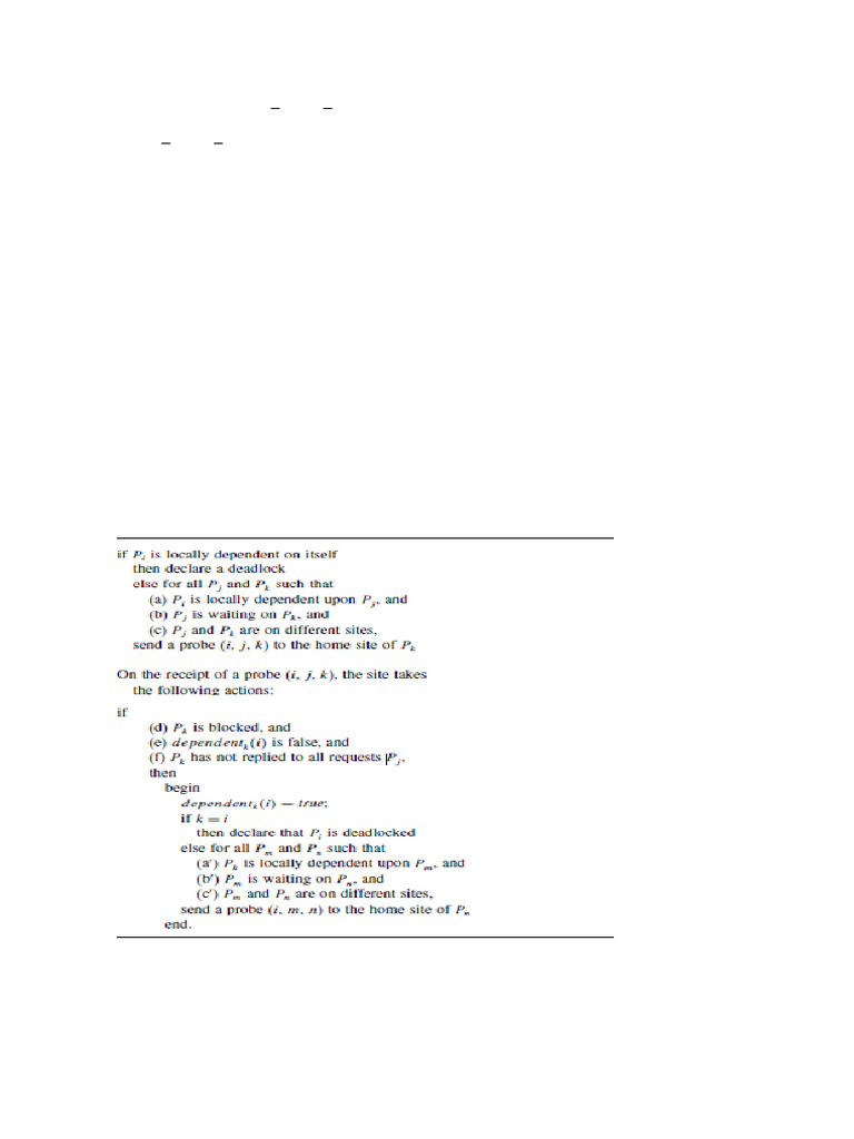 Chandy-Misra-Haas Algorithm For The AND & OR Mmodel - 1606285821 | PDF | Computing | Algorithms