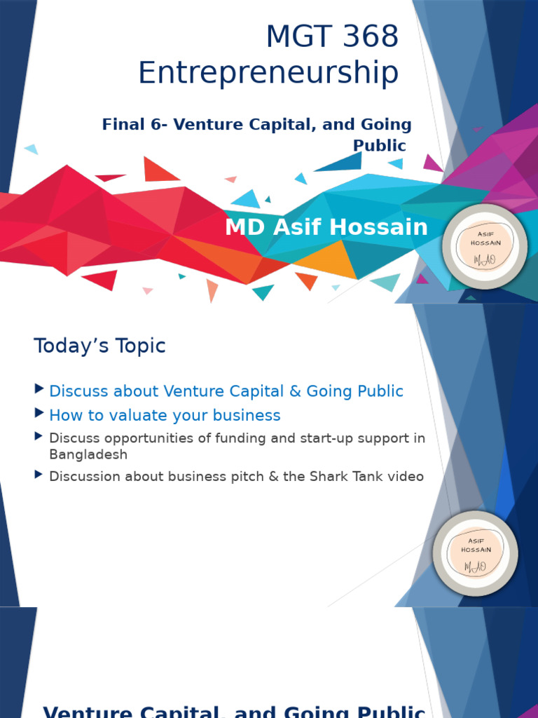 Venture Capital and Business Valuation Guide | PDF | Corporate Finance ...