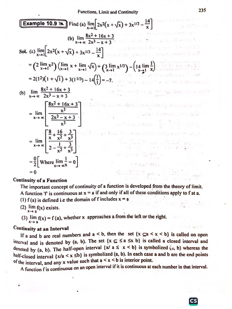 Sheet - Limits - Practice Exercises | PDF