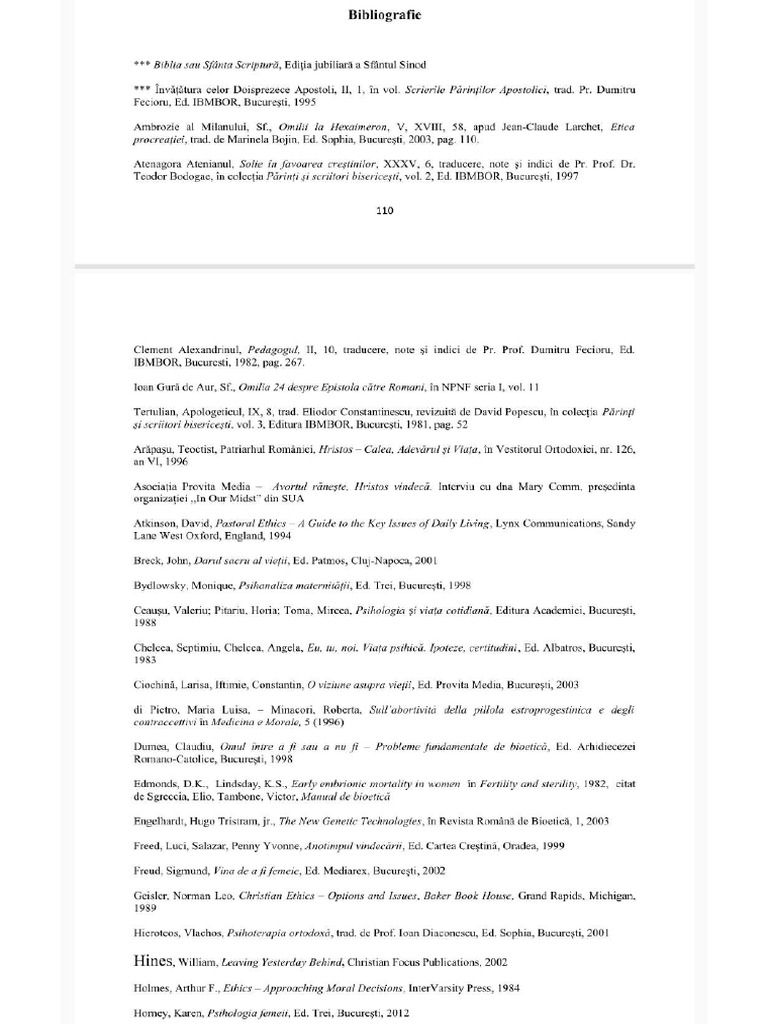 Bibliografie | PDF Bibliografie | PDF