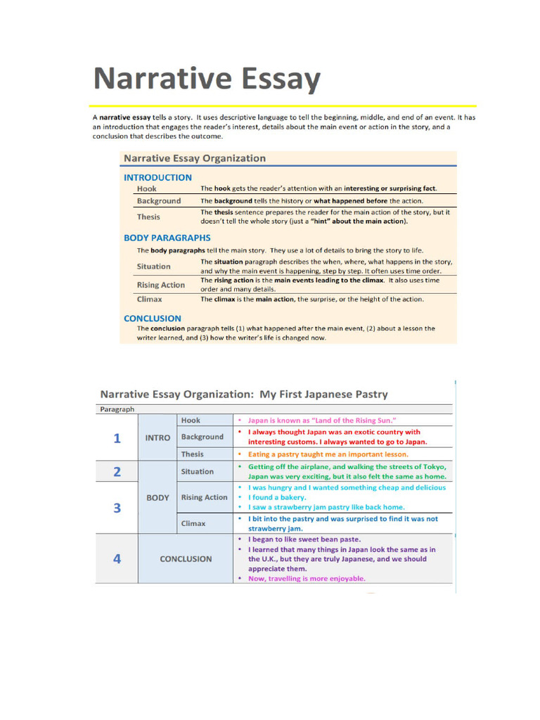 Narrative Essary Act | PDF