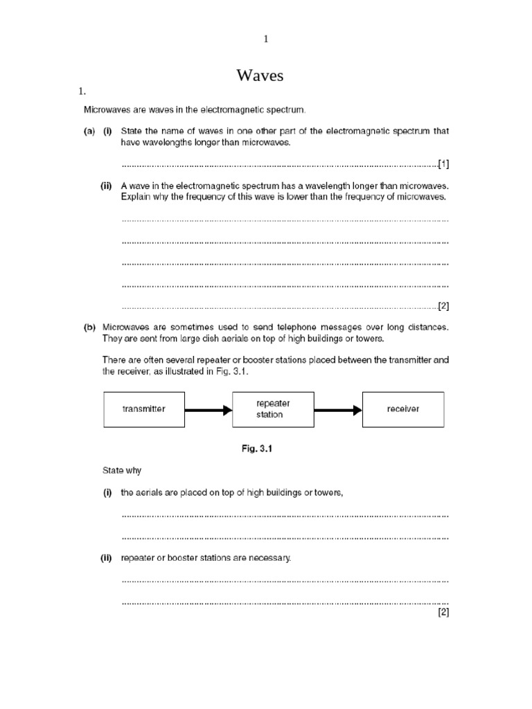Understanding Waves: Types and Properties | PDF