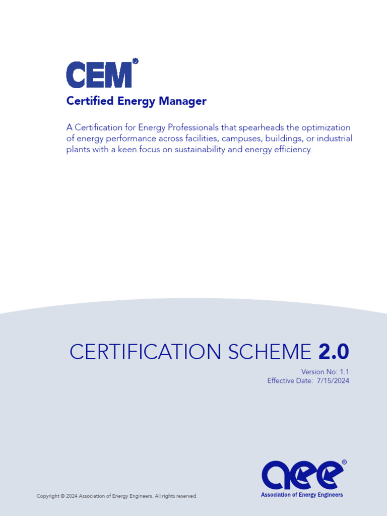 Certified Energy Manager Study Scheme 2024 | PDF | Boiler | Steam