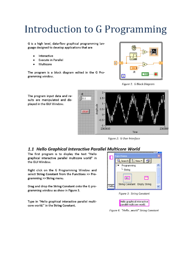 LabVIEW Handout | PDF | Control Theory | Mathematical Analysis