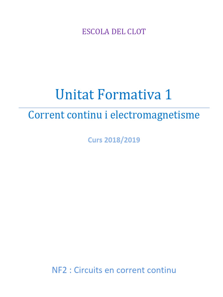 Unitat Formativa 1 (NF2) | PDF