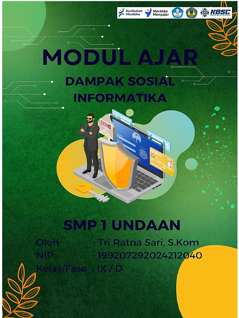Etika dan Keamanan Data SMP | PDF | Komputer
