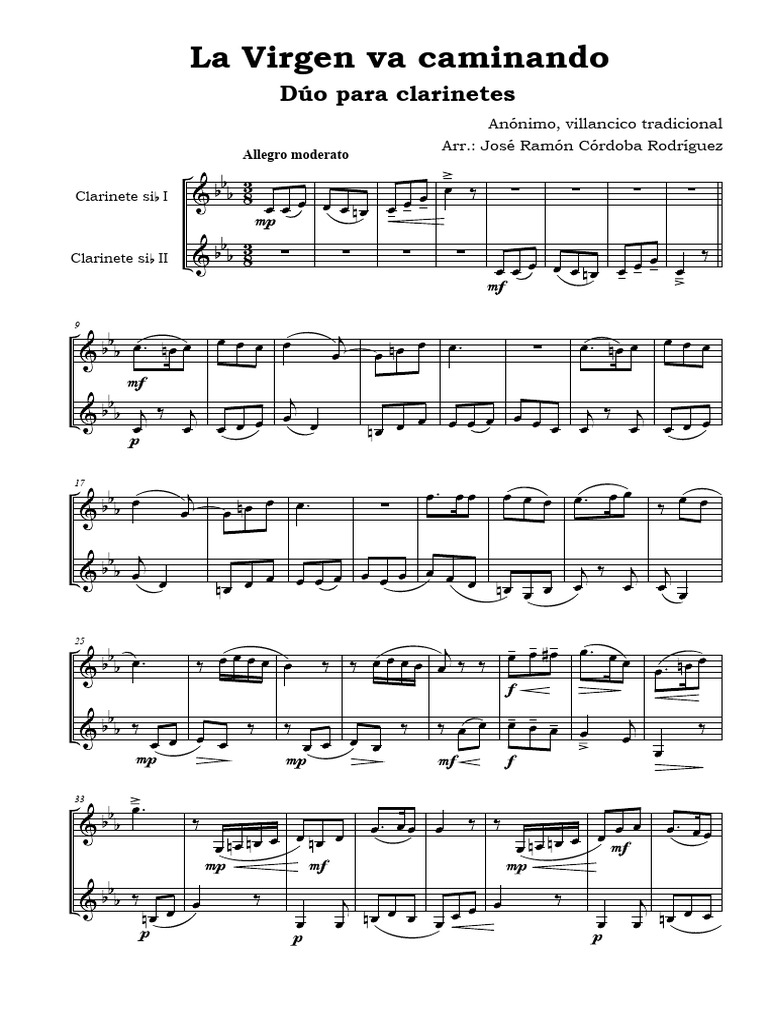 La Virgen Va Caminando | PDF