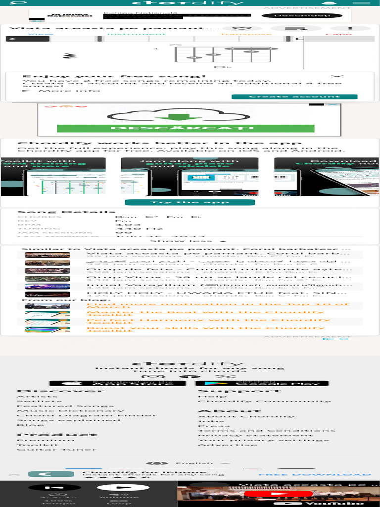 Regulament | PDF | Pitch (Music) | Musical Compositions