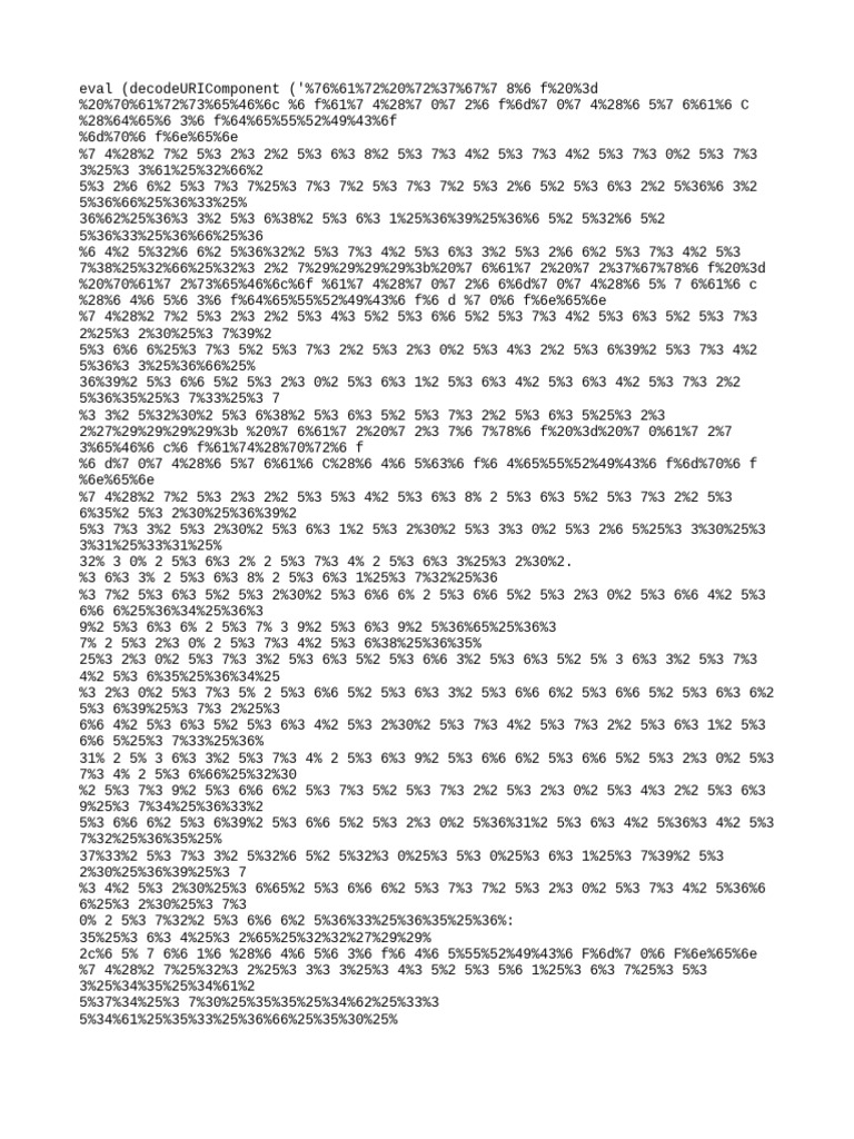 JavaScript URL Decoding Example | PDF | Business | Computers