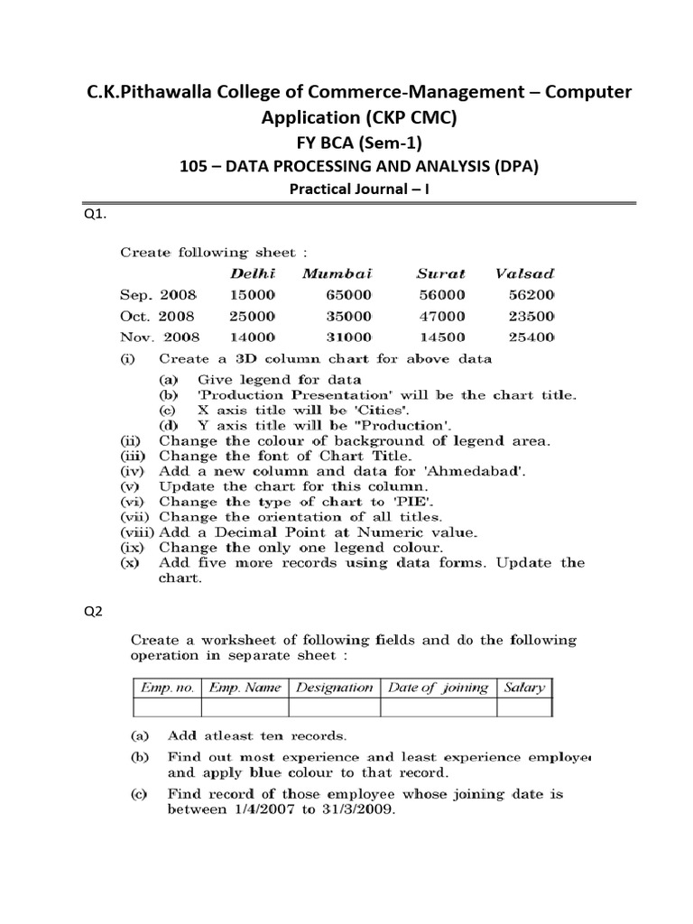 LM DPA Practical Journal (1) 2 | PDF