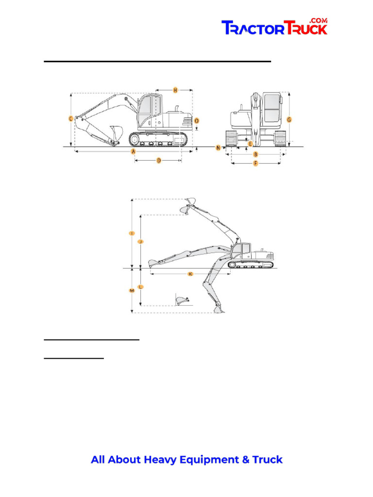 Hitachi Excavator Zaxis ZX200 - Specification | PDF | Mechanical ...