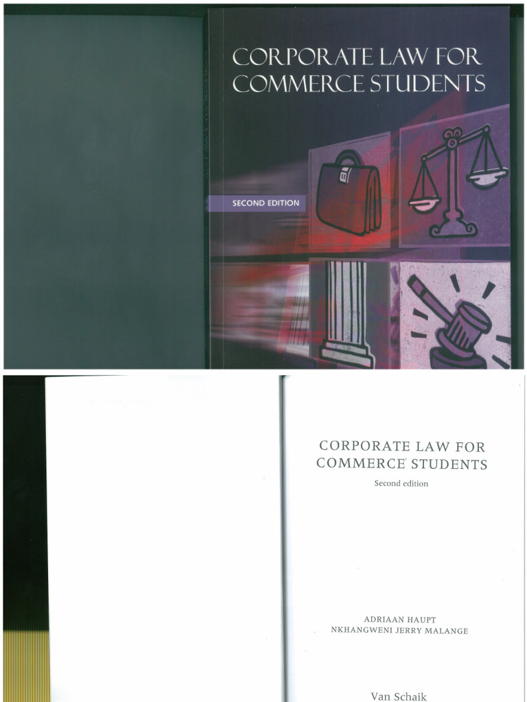 Corporate Law For Commerce Students | PDF