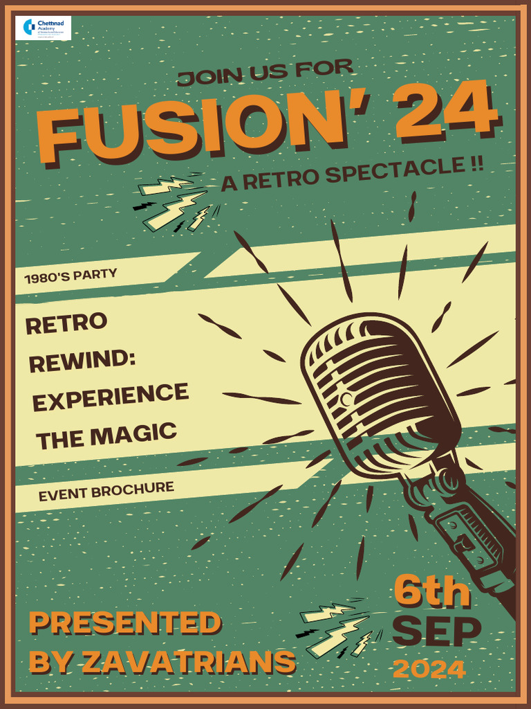 Fusion 24: Retro 1980's Cultural Event | PDF | Oven | Referee